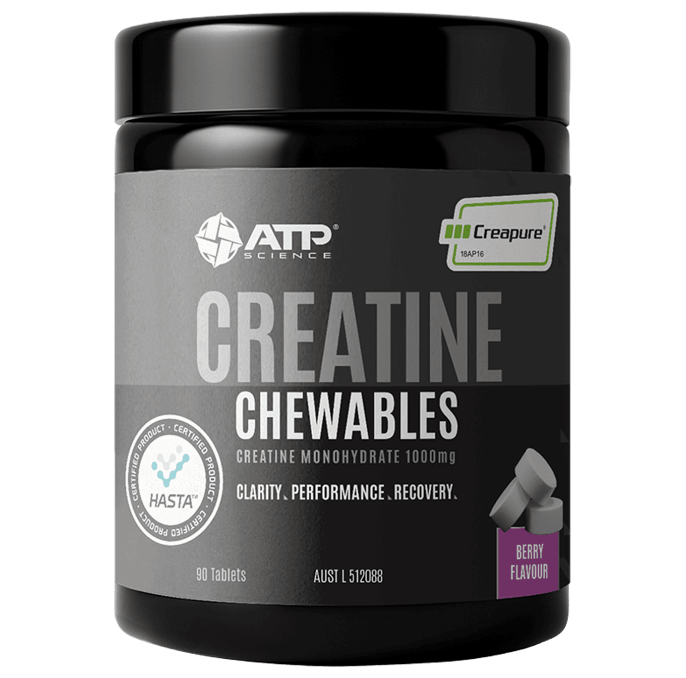 Creatine Chewables by ATP Science: Chewable Creapure®