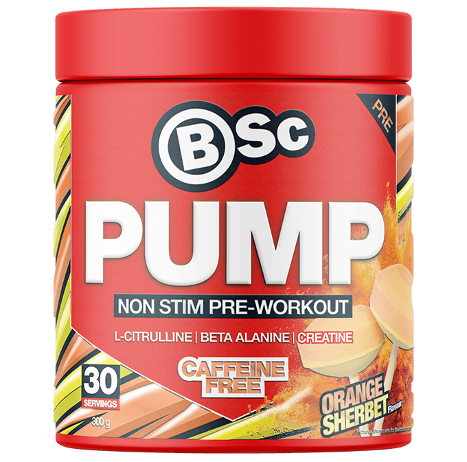 Pump Pre Workout by BSc | Stim-Free | Mr Supplement
