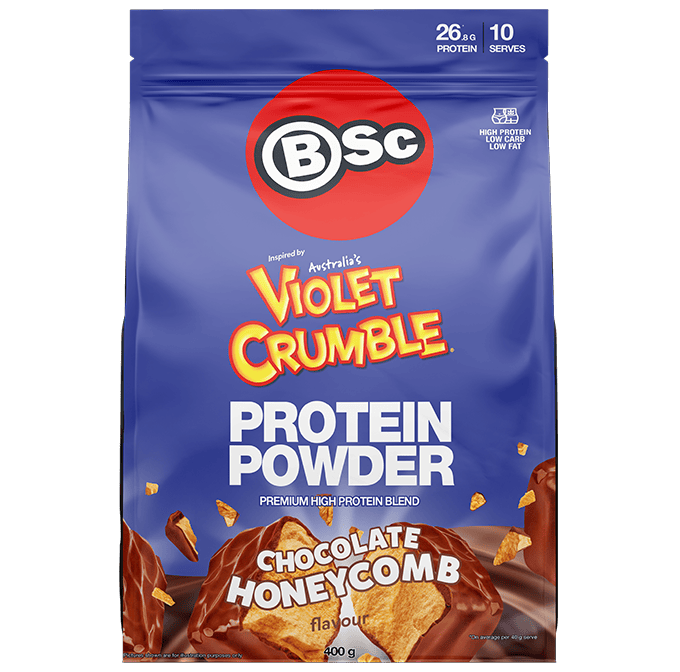 Violet Crumble Protein Powder by BSc | Mr Supplement