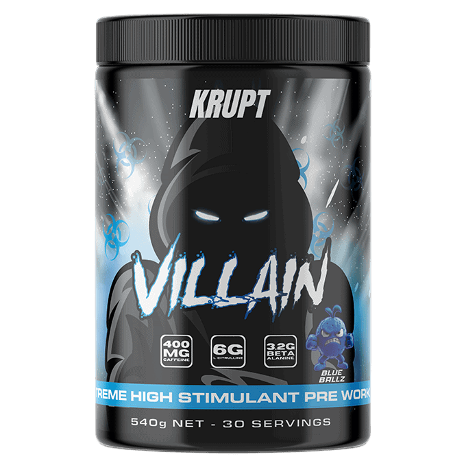 Villain by Krupt Supps | Extreme High Stim Pre Workout