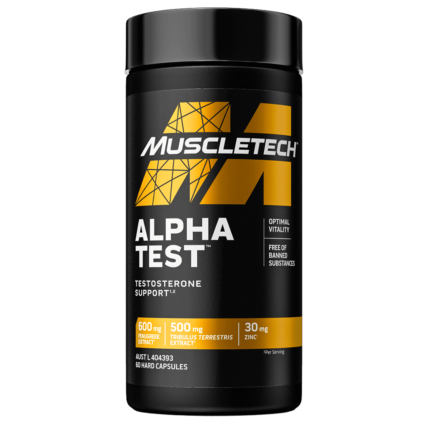 Muscletech Alpha Test | Testosterone Capsules | Mr Supplement