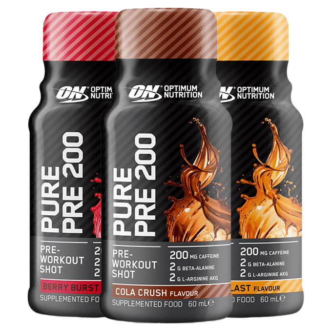 Optimum Pure Pre 200 | Intense Pre-Workout RTD | Mr Supplement