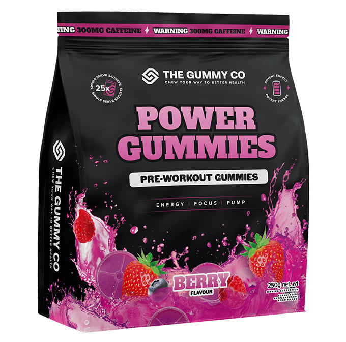 Power Gummies by The Gummy Co | Pre-Workout Gummies