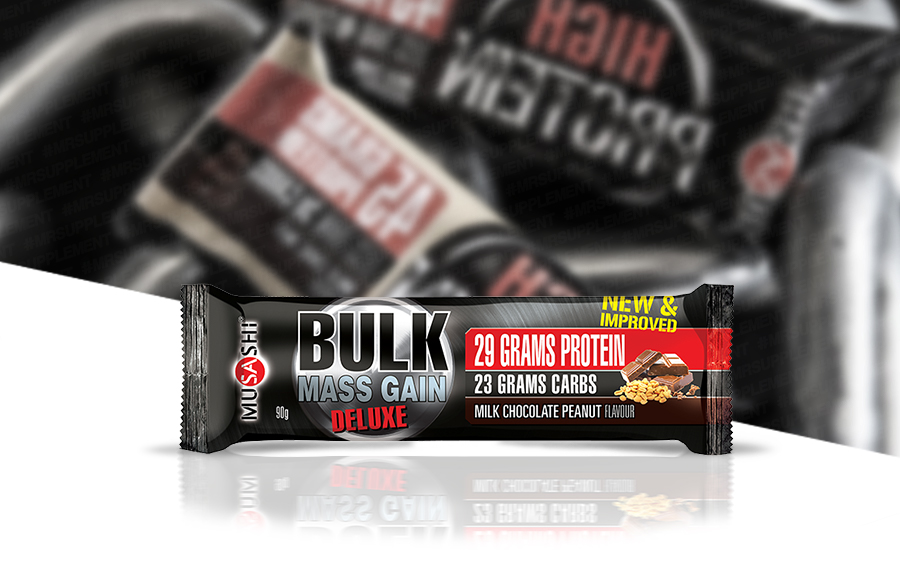 Bulk Mass Gain Deluxe Protein Bar by Musashi | Mr Supplement