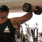 One Arm Dumbbell Side Lateral Raise Exercise Technique - MrSupplem